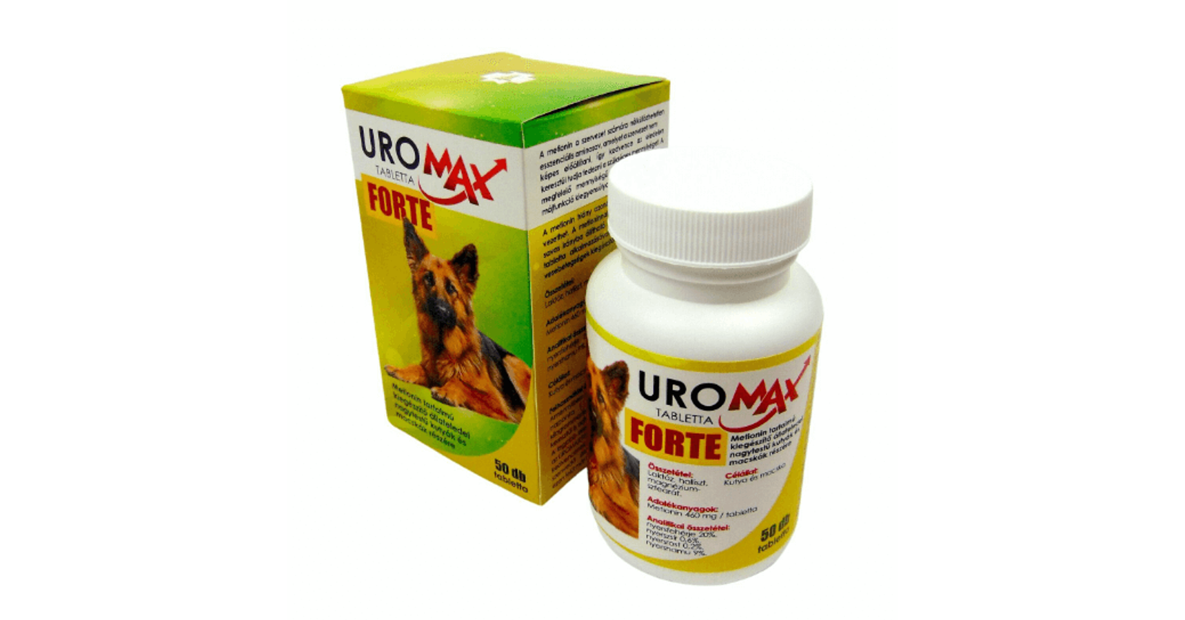 Uromax Forte tabletta 50 db - Tolnagro Állatgyógyászati Kft - Homevet ...